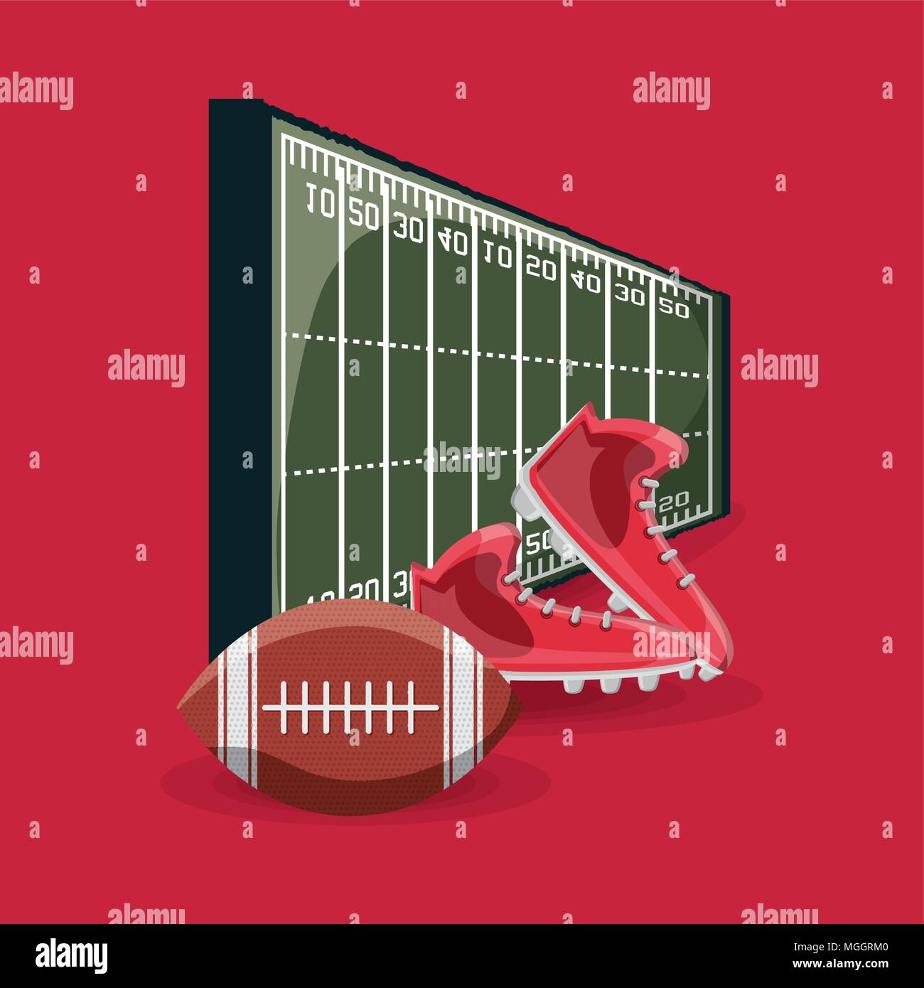 Football Field Graphic Background