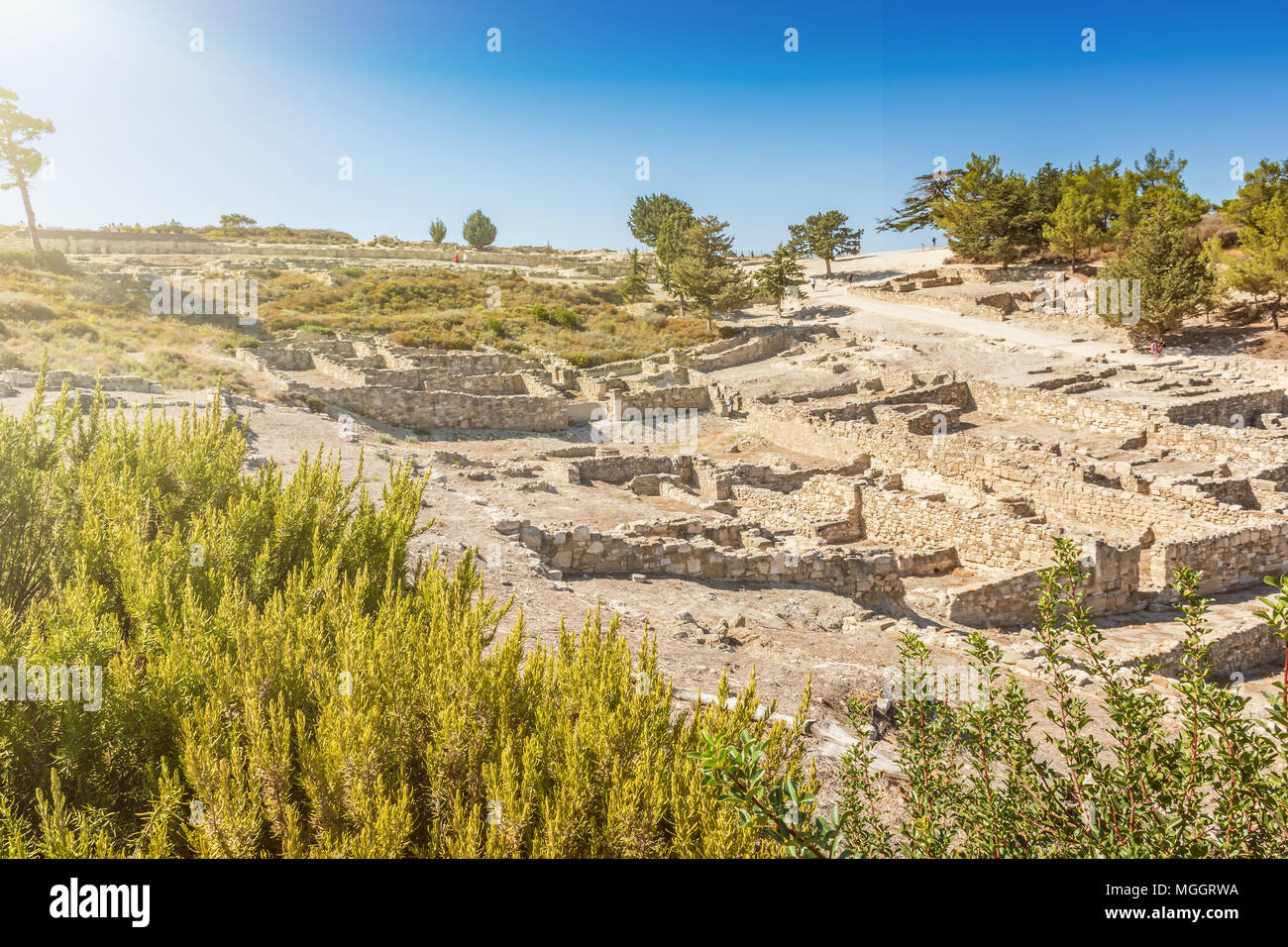 Archaeological site ancient kamiros hi-res stock photography and images ...
