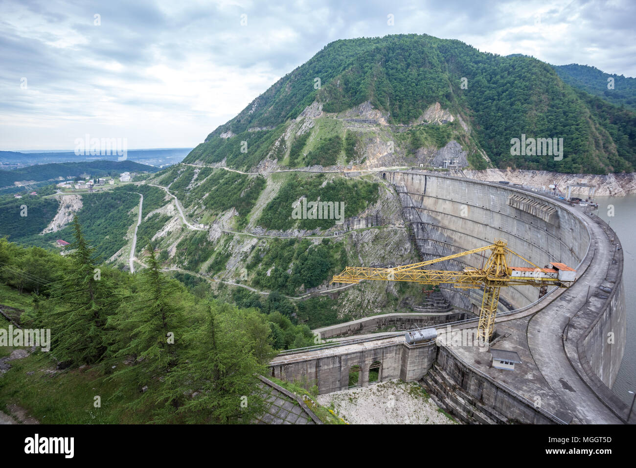 Caucasus enguri hydroelectric dam hi-res stock photography and images ...