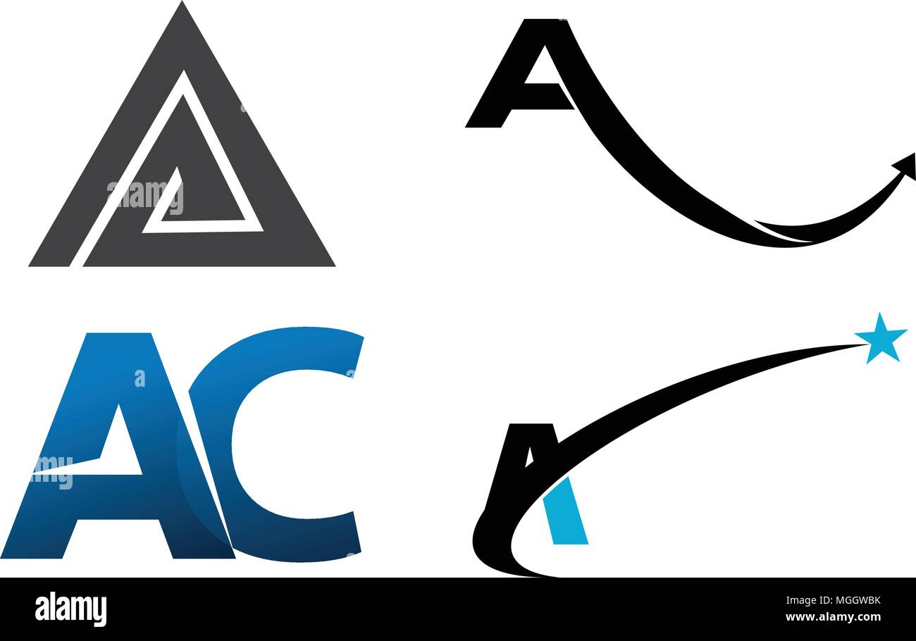 Logotype Modern Template Set Stock Vector Image & Art - Alamy