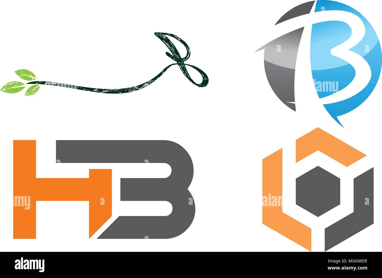 Logotype Modern Template Set Stock Vector Image & Art - Alamy