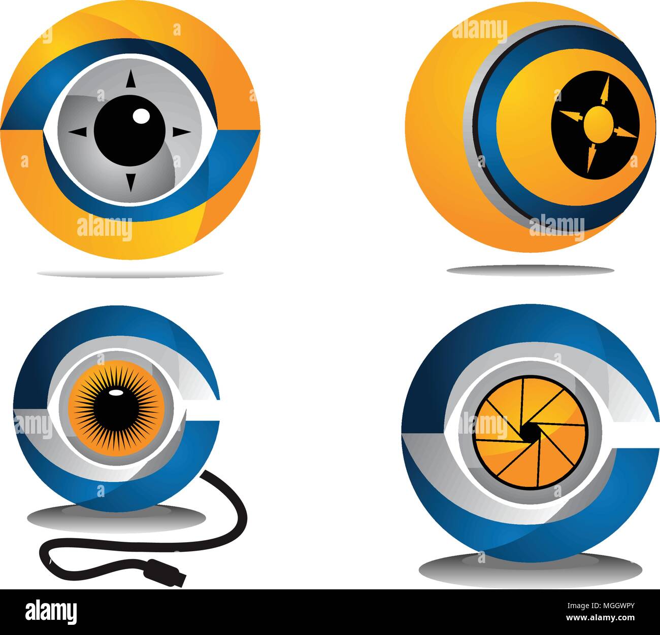 Surveillance shield home alarm Stock Vector Images - Alamy
