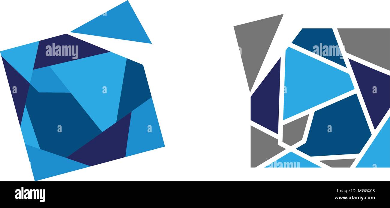 Mosaic Management Template Set Stock Vector Image & Art - Alamy