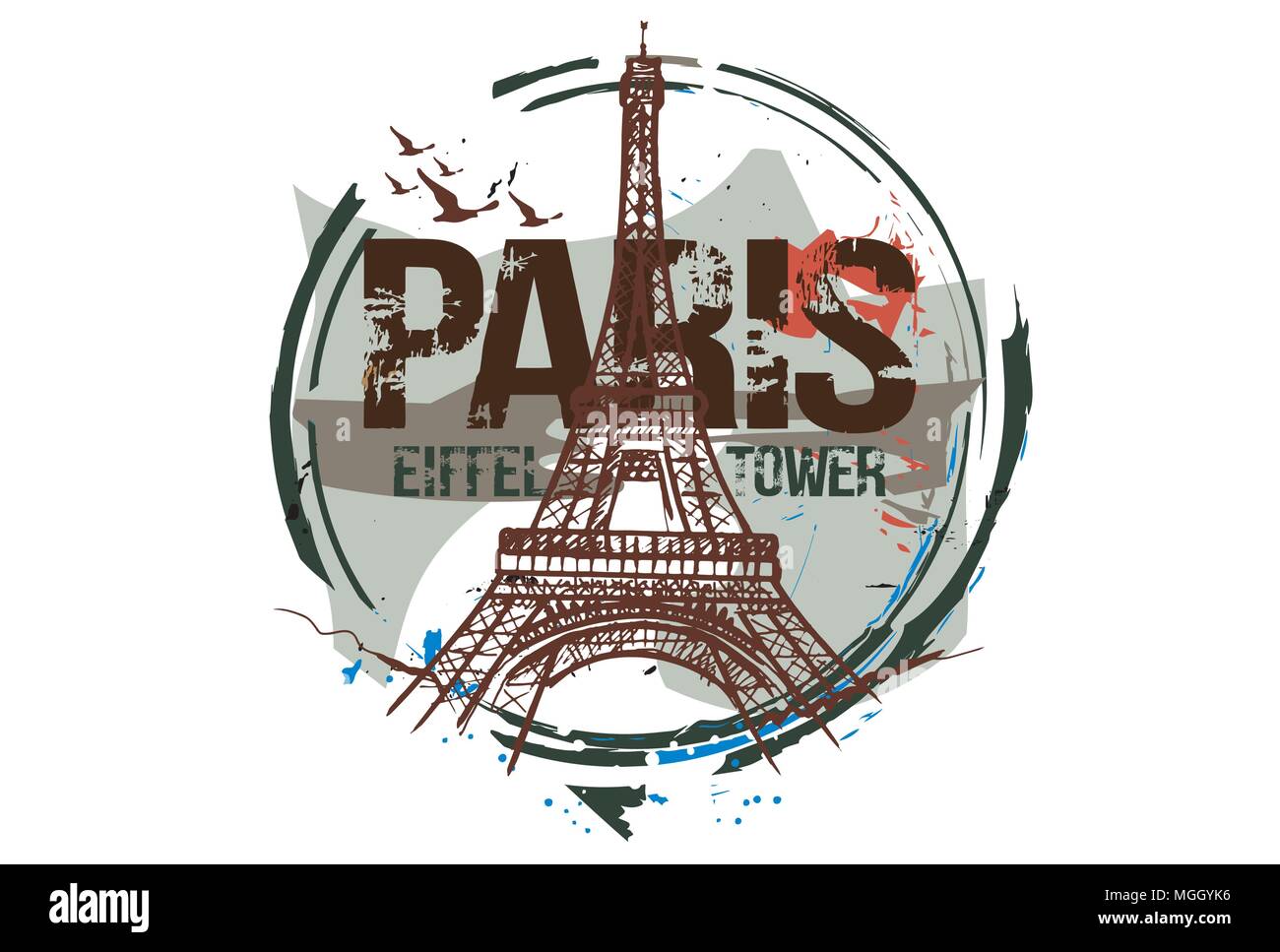 Eiffel tower historical Stock Vector Images - Alamy