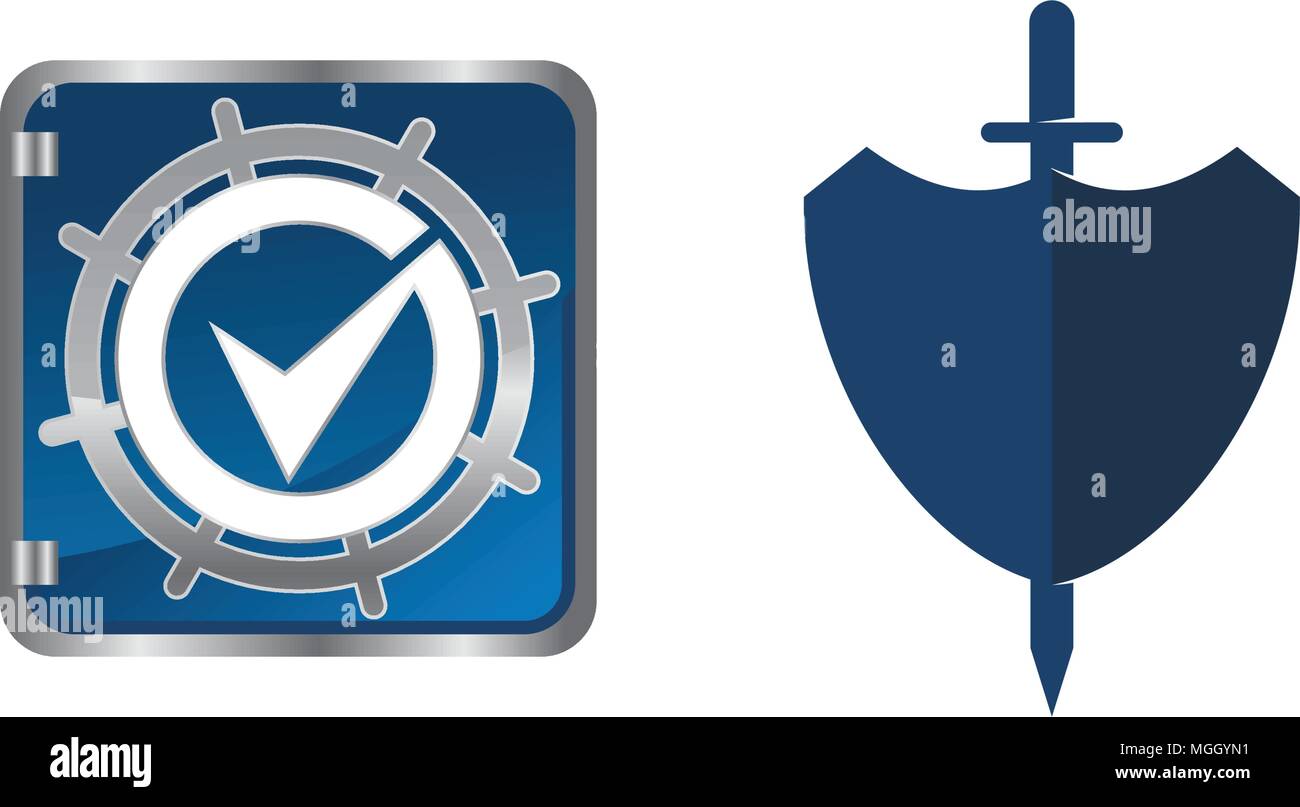 Global Security Template Set Stock Vector Image & Art - Alamy