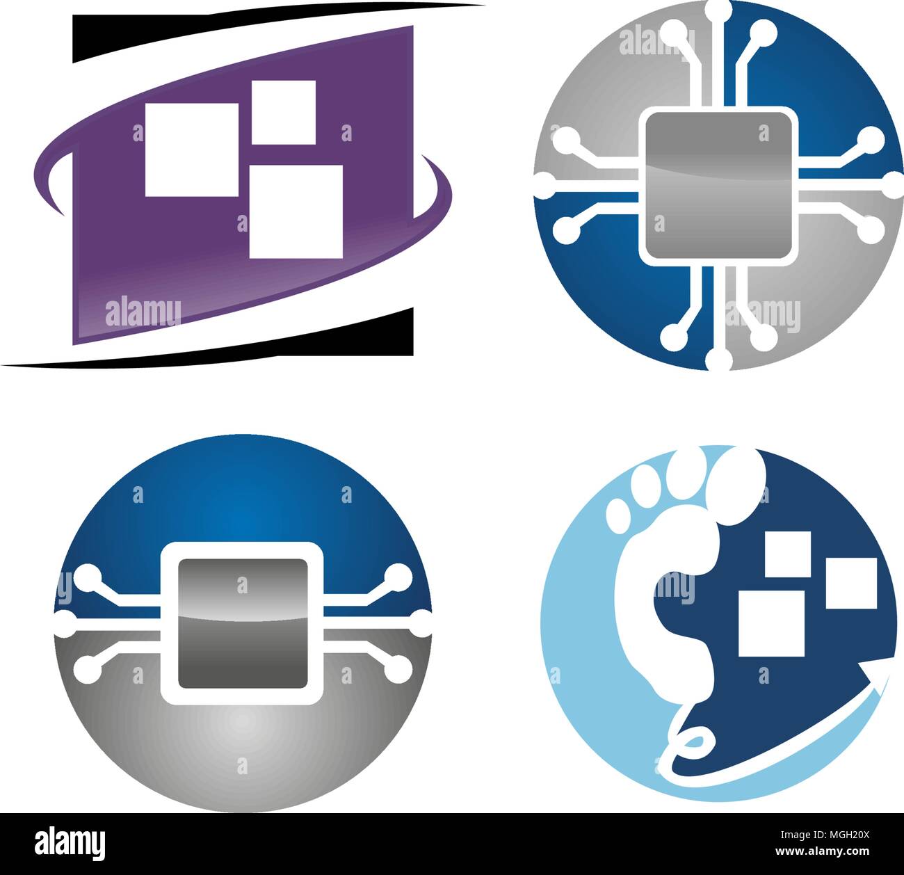 technology transfer Template Set Stock Vector Image & Art - Alamy