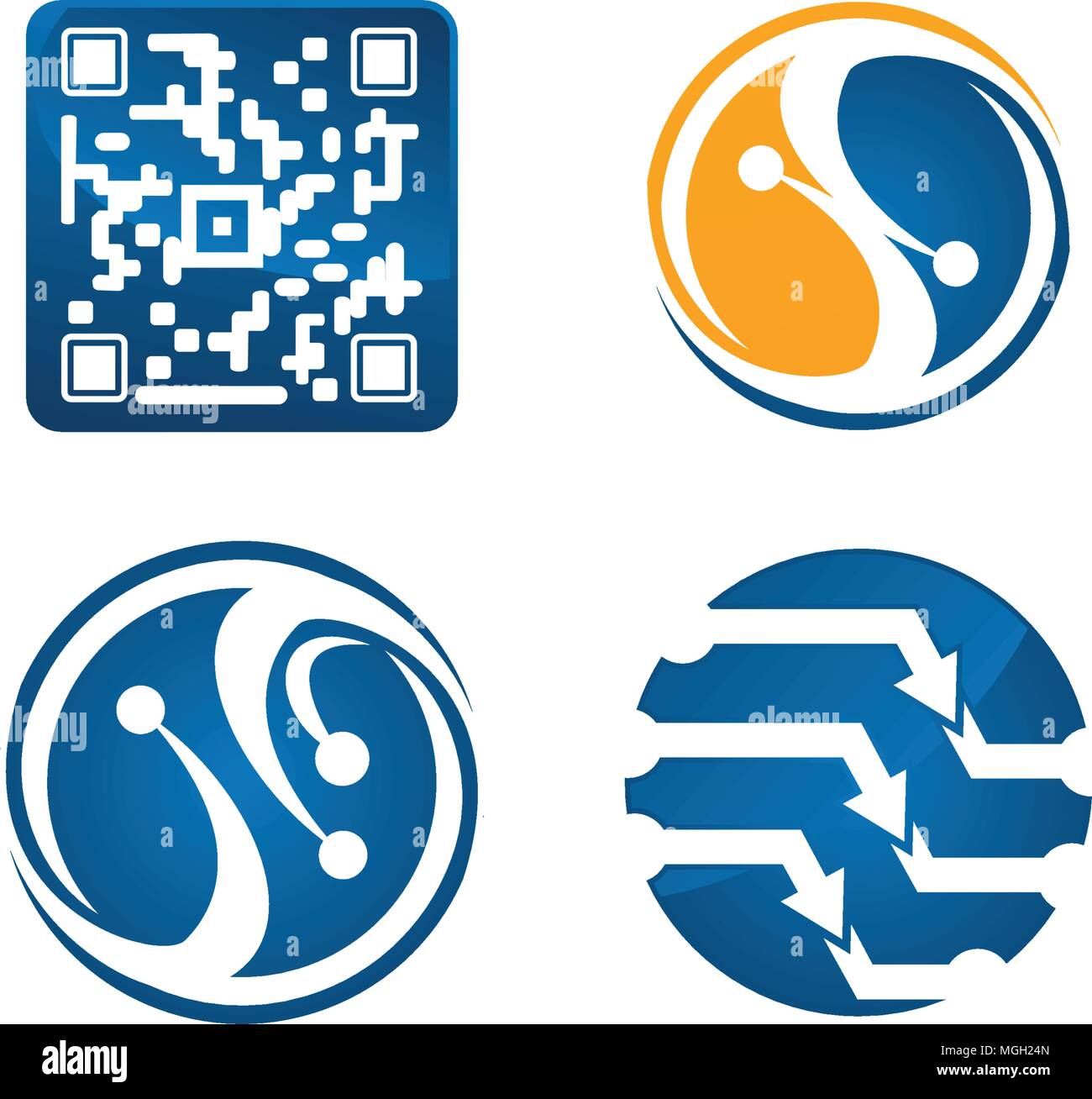 IT Technology Transfer Set Stock Vector Image & Art - Alamy