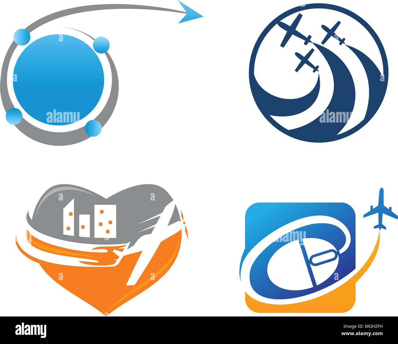 Freedom Travel Template Set Stock Vector Image & Art - Alamy