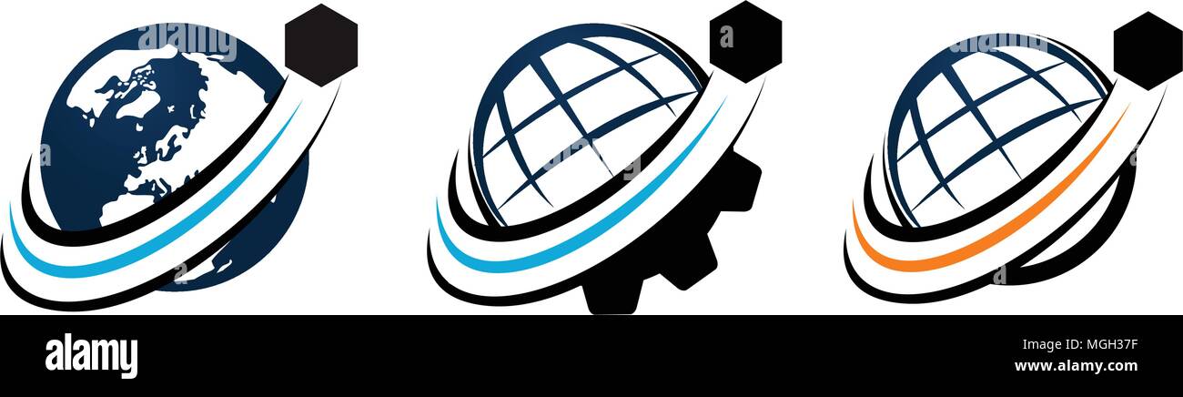 Global Shipping Template Vector Stock Vector Image & Art - Alamy