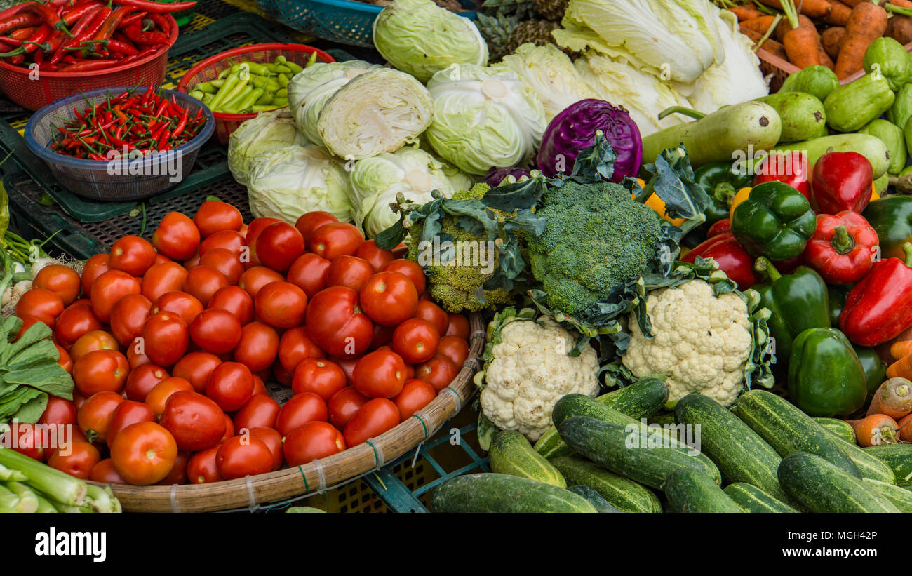 Vietnamese fresh vegetables hi-res stock photography and images - Alamy