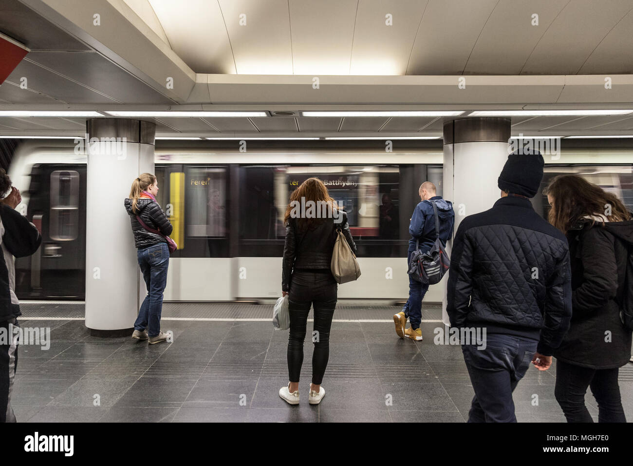 Budapest underground railway hi-res stock photography and images - Alamy