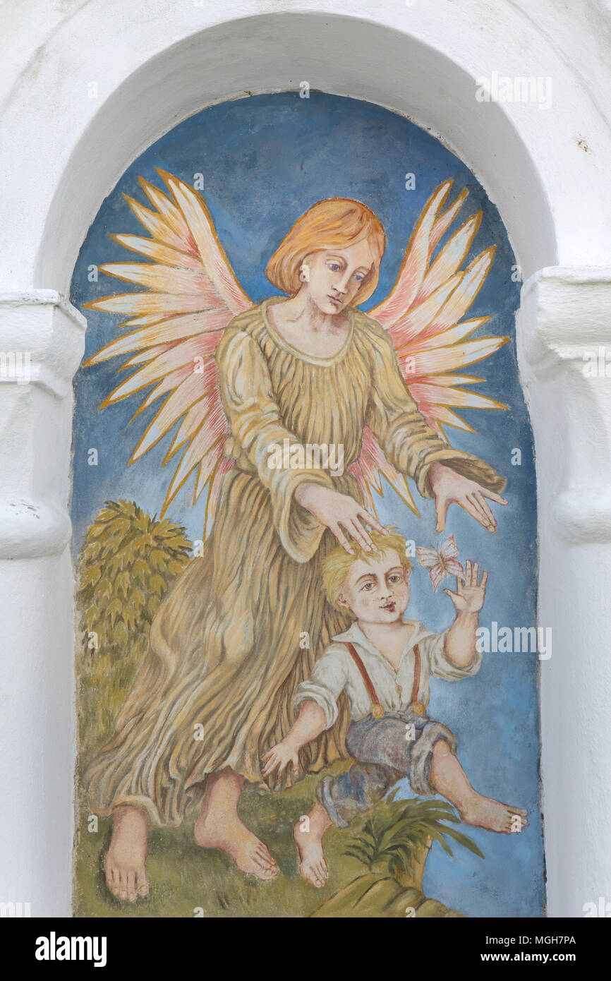 Guardian angel protecting child hi-res stock photography and images - Alamy