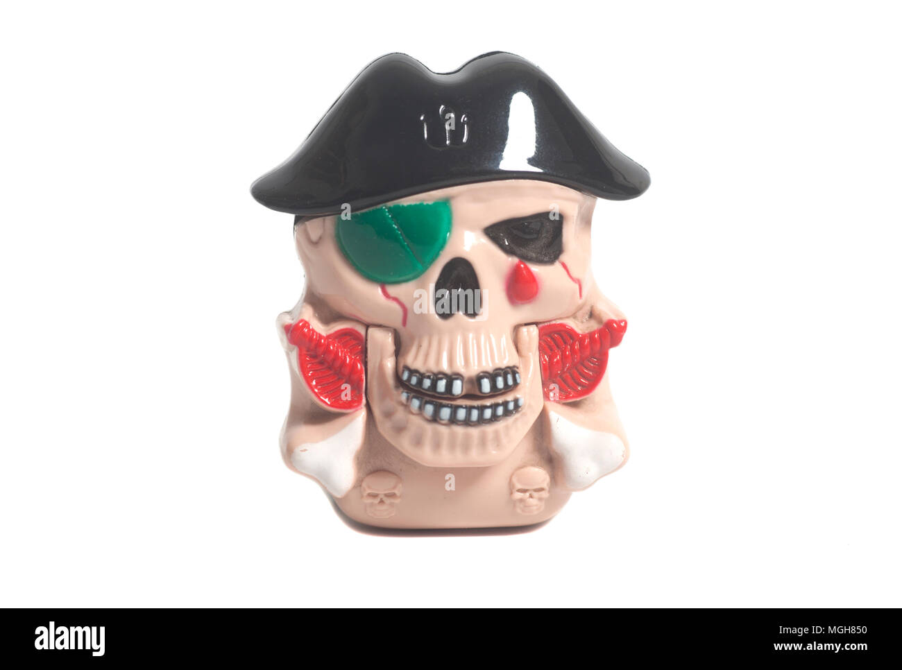Pirate skull eye patch Cut Out Stock Images & Pictures - Alamy