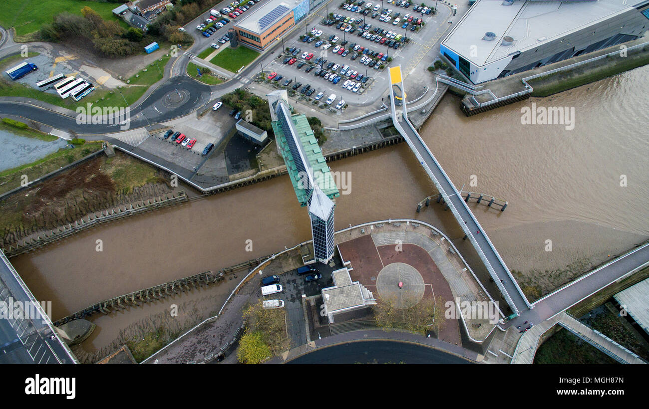 Aerial view of river hull hi-res stock photography and images - Alamy