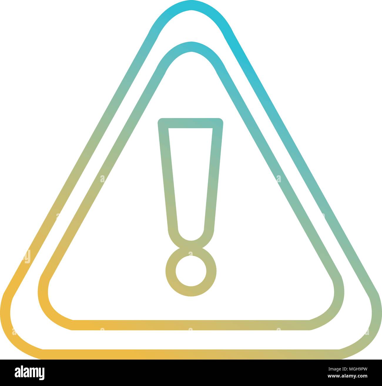 alert sign triangle icon Stock Vector Image & Art - Alamy