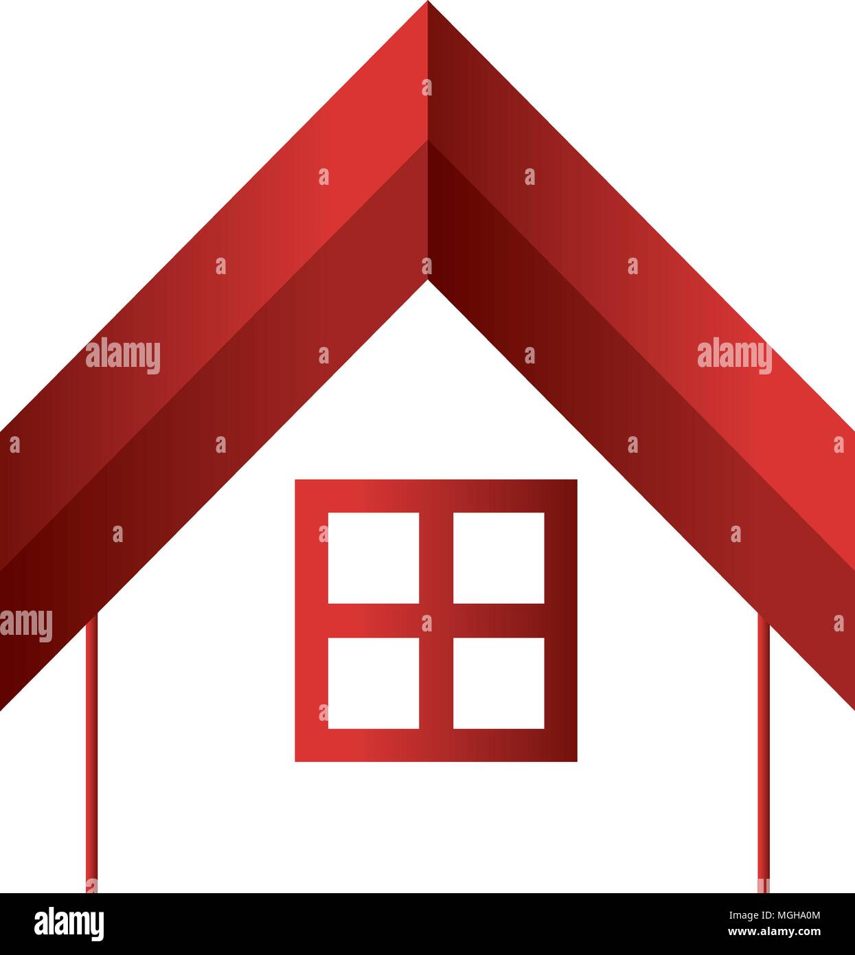 business emblem with house shape Stock Vector Image & Art - Alamy