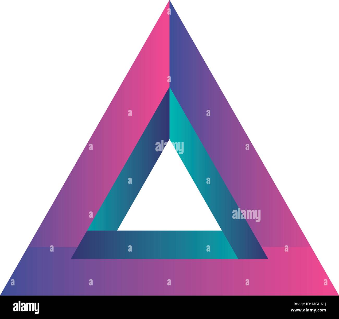 business emblem with triangular shape Stock Vector Image & Art - Alamy