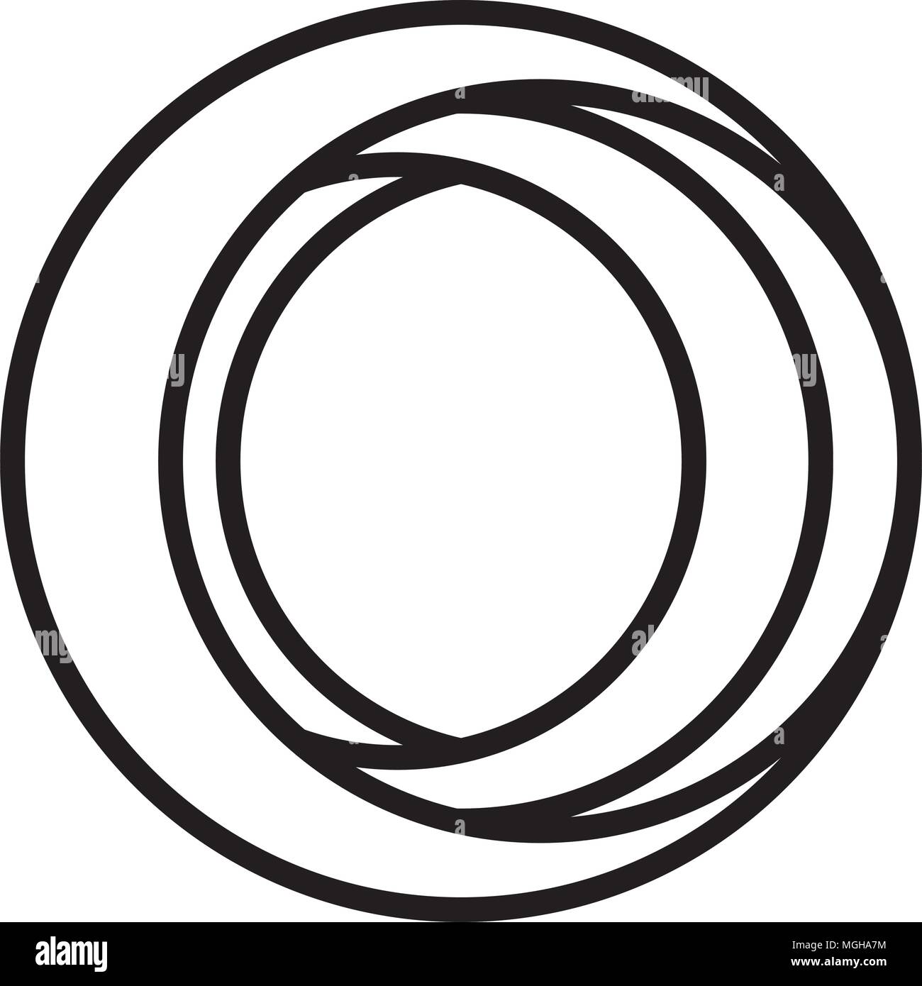 business emblem with circular shape Stock Vector Image & Art - Alamy