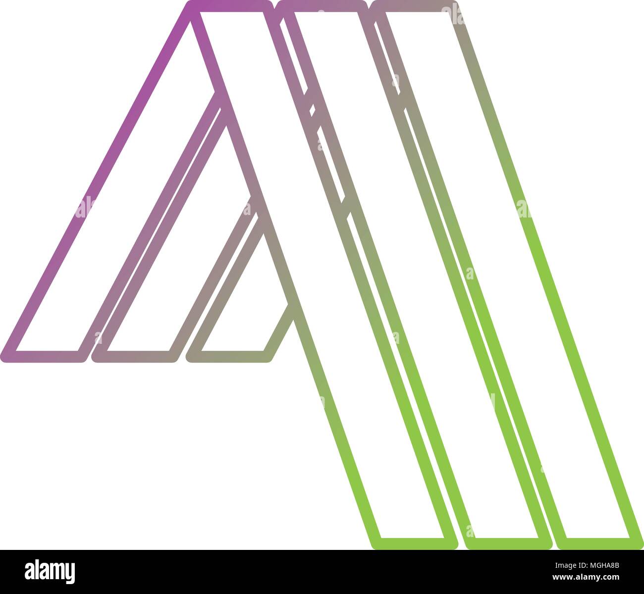 business emblem with triangular shape Stock Vector Image & Art - Alamy