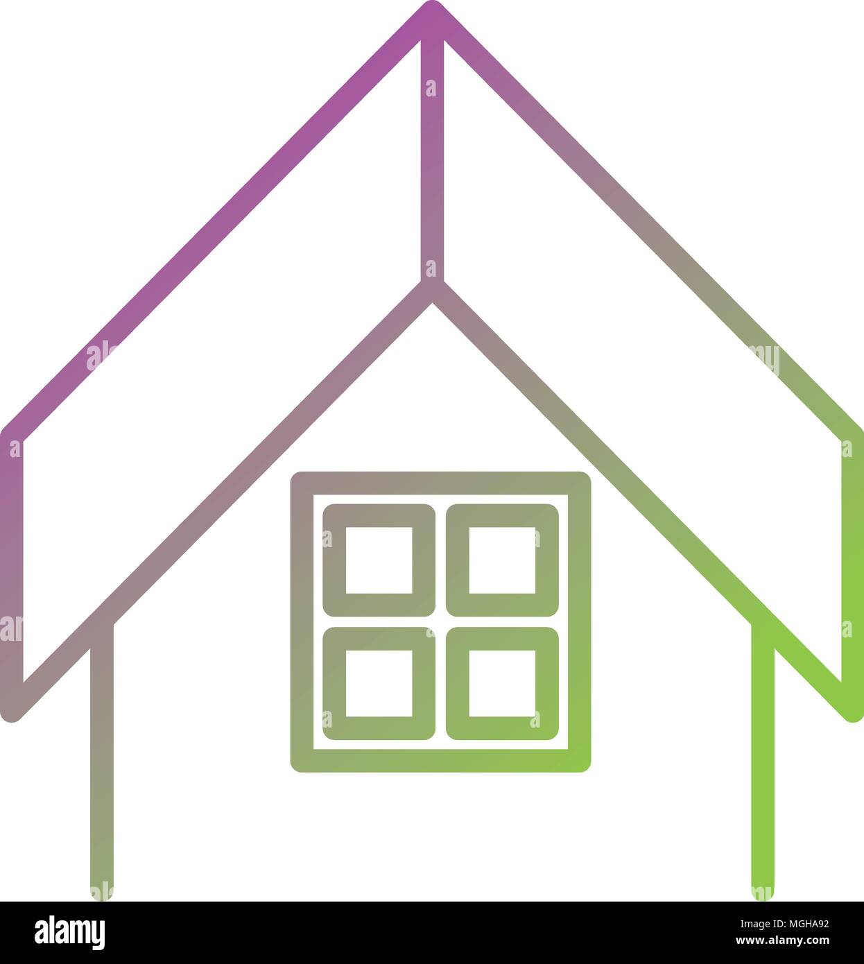 House shape figure Stock Vector Images - Alamy