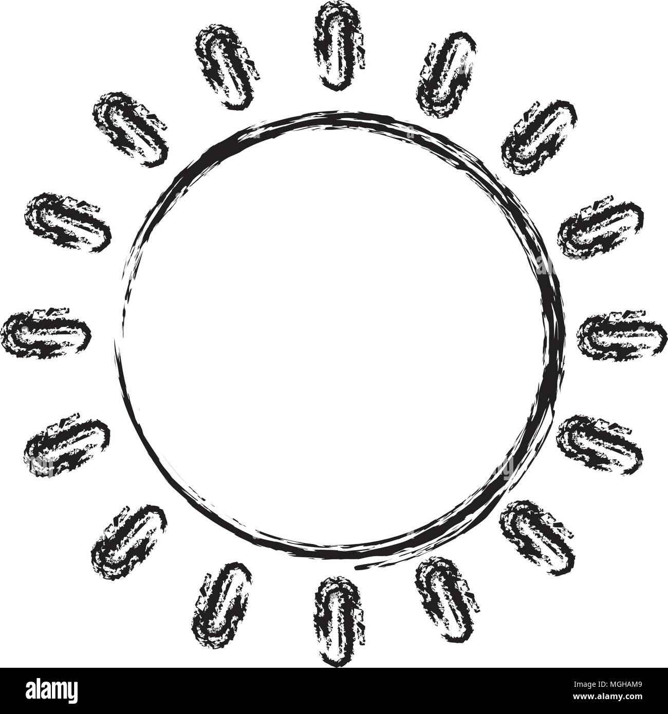 summer sun isolated icon Stock Vector Image & Art - Alamy