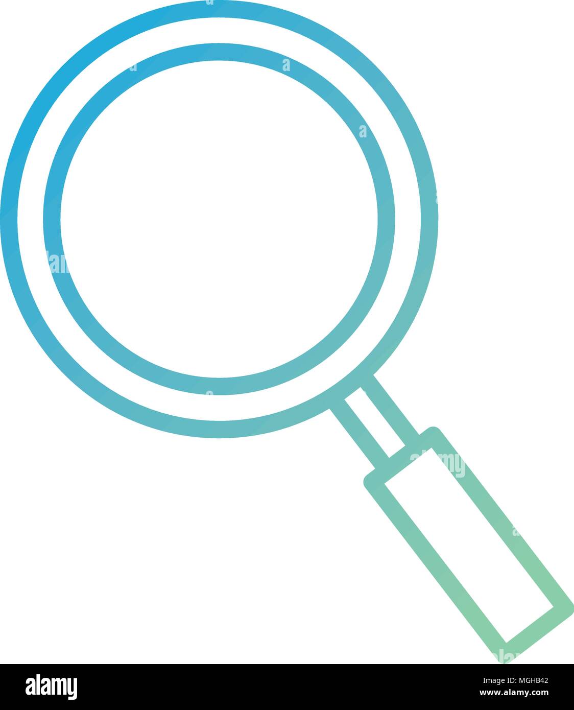 magnifying glass isolated icon Stock Vector Image & Art - Alamy