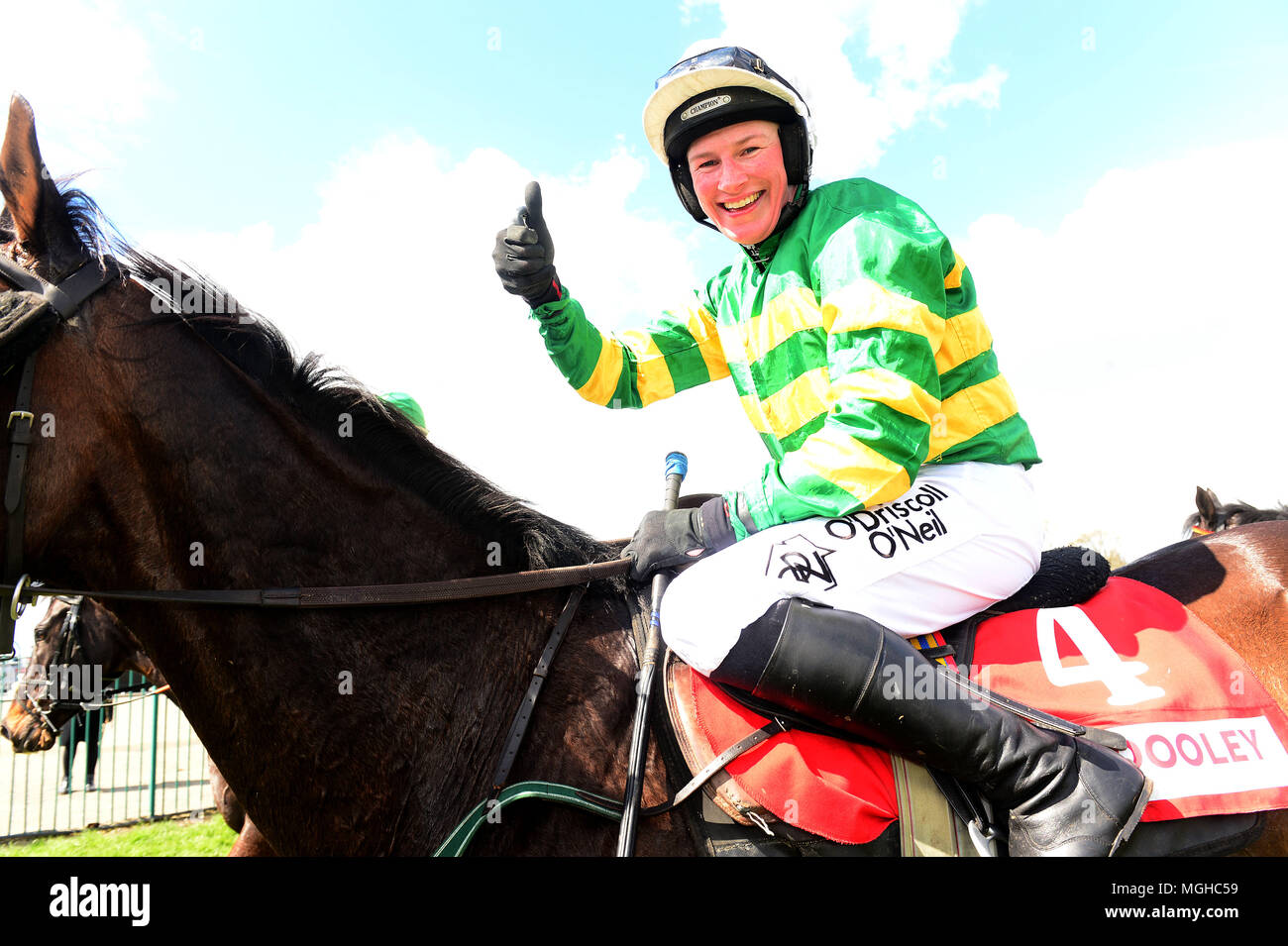 Nina Carberry poses for a photo after her retirement during day five of ...