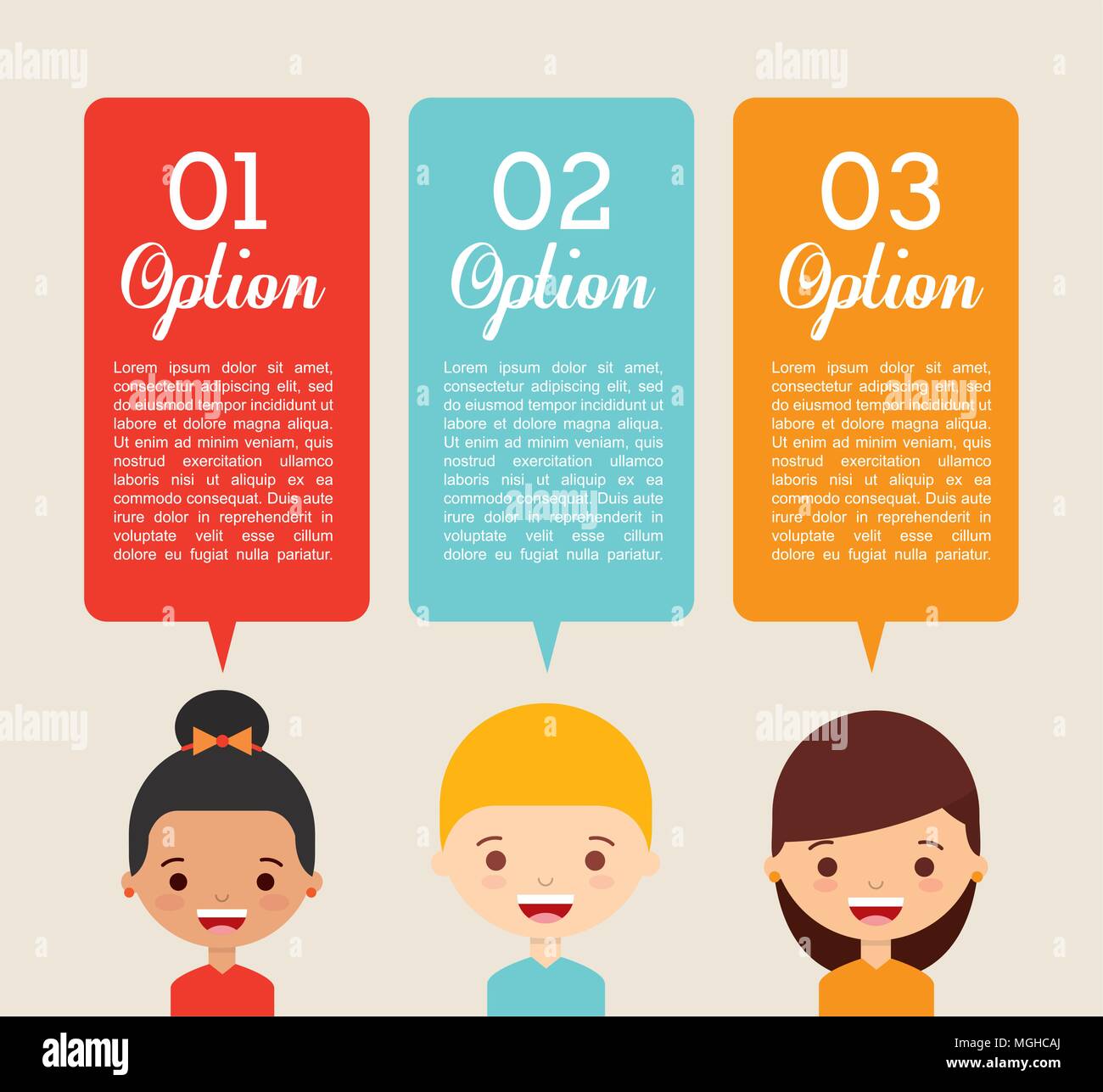 people thinking design, vector illustration eps10 graphic Stock Vector ...