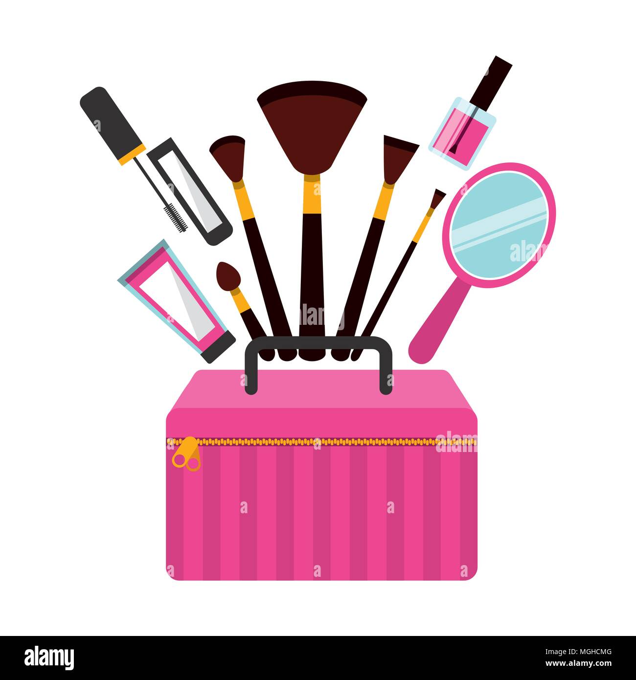 makeover female design, vector illustration eps10 graphic Stock Vector ...