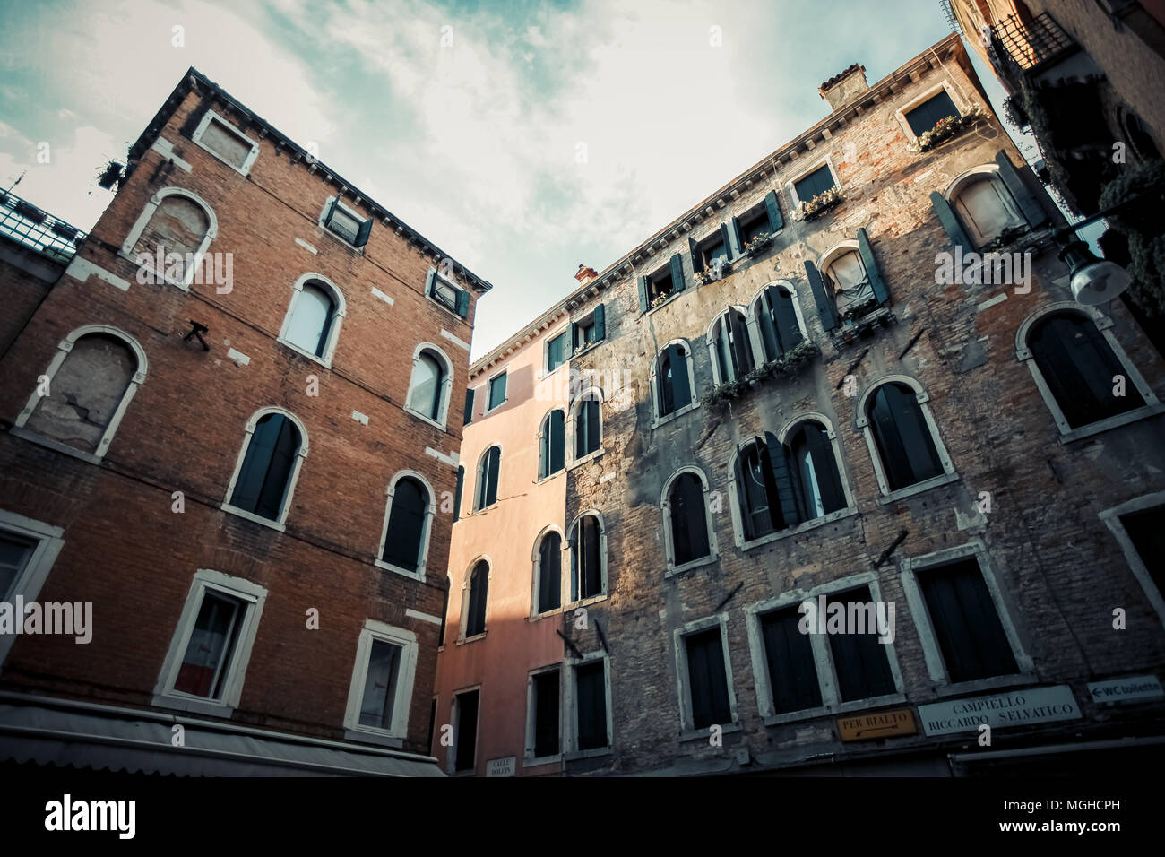 Architecture and historical buildings in Venice, Venezia, Italy ...