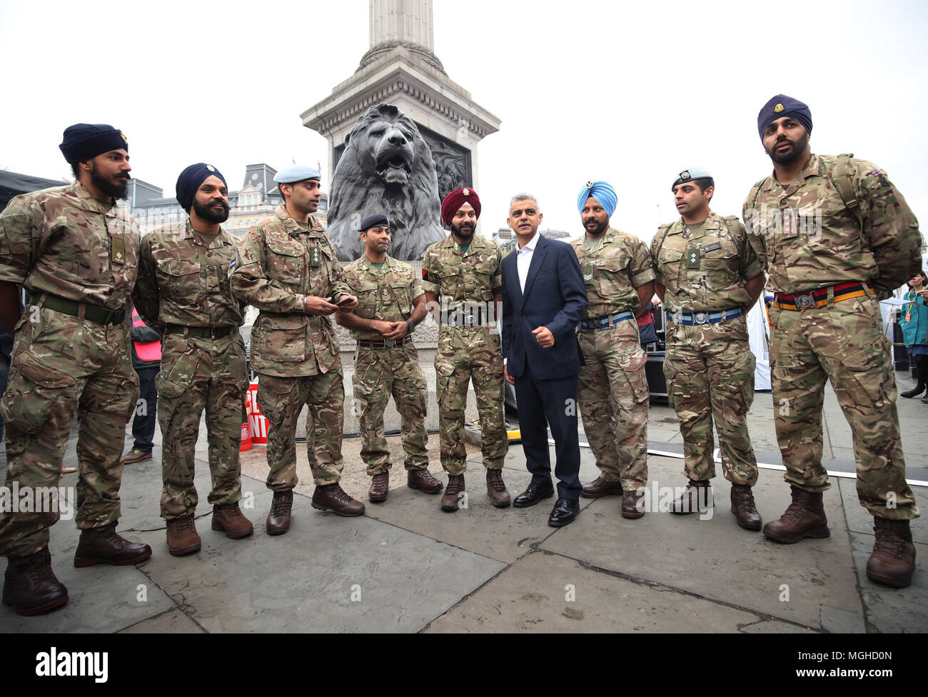 British armed forces sikh association hi-res stock photography and ...