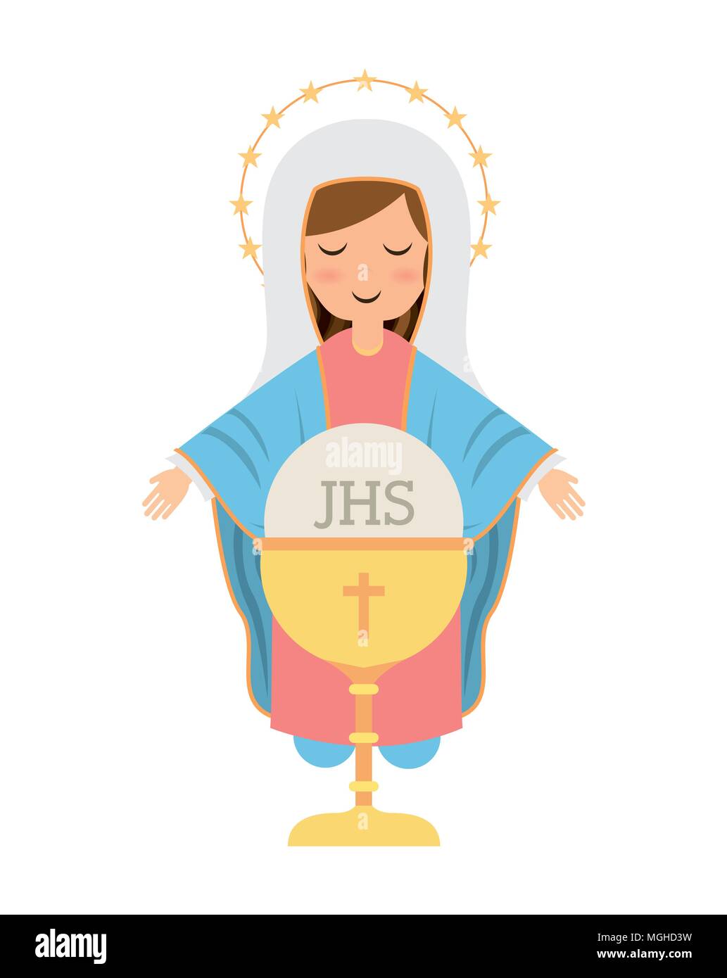 First communion jhs icon hi-res stock photography and images - Alamy