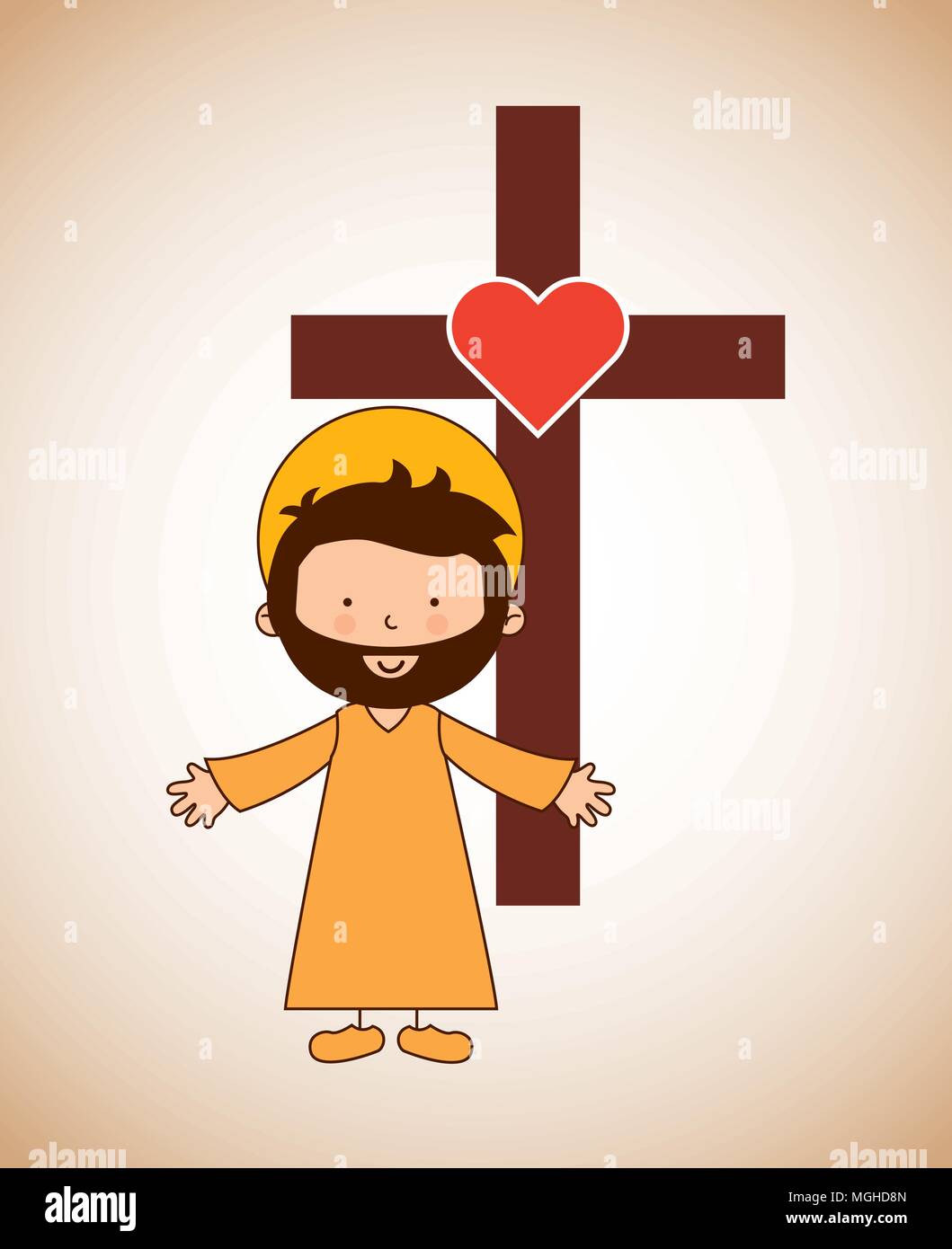 Catholic religion design, vector illustration eps10 graphic Stock ...