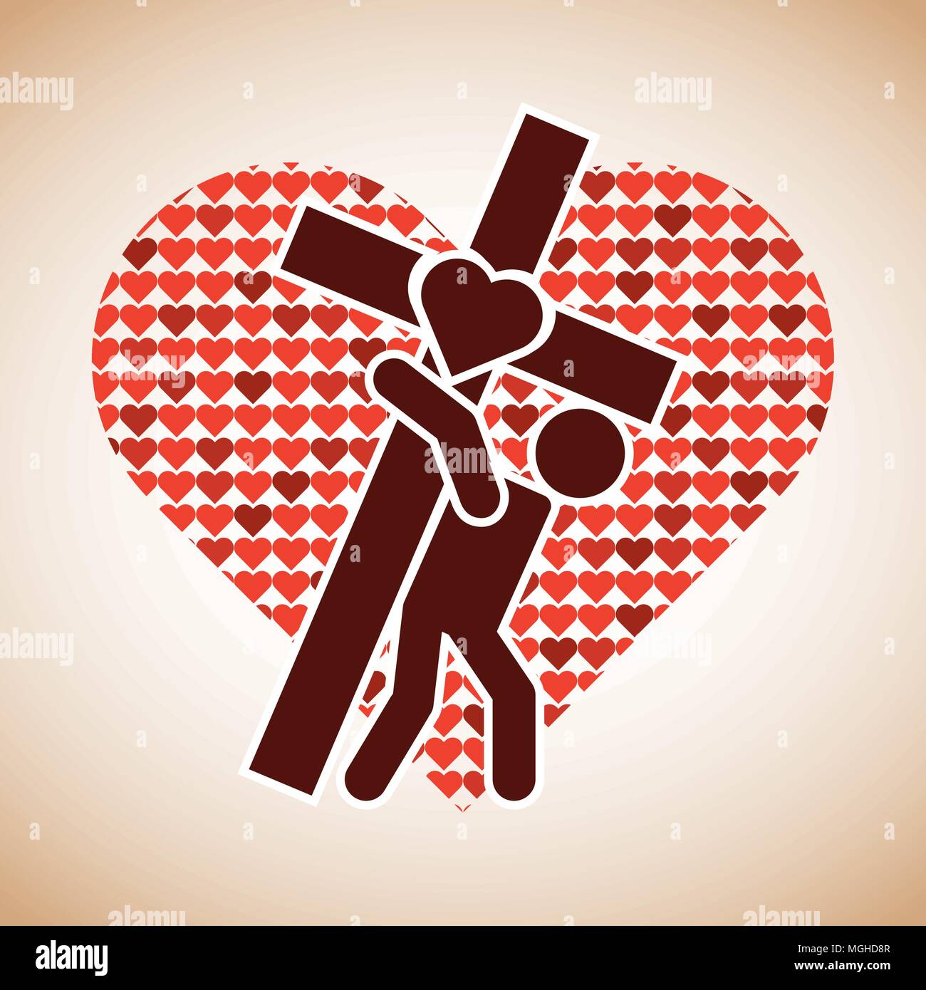 Catholic religion design, vector illustration eps10 graphic Stock ...