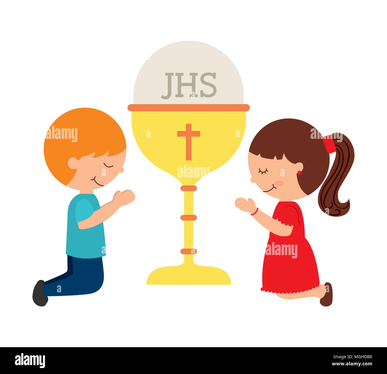 first communion design, vector illustration eps10 graphic Stock Vector ...