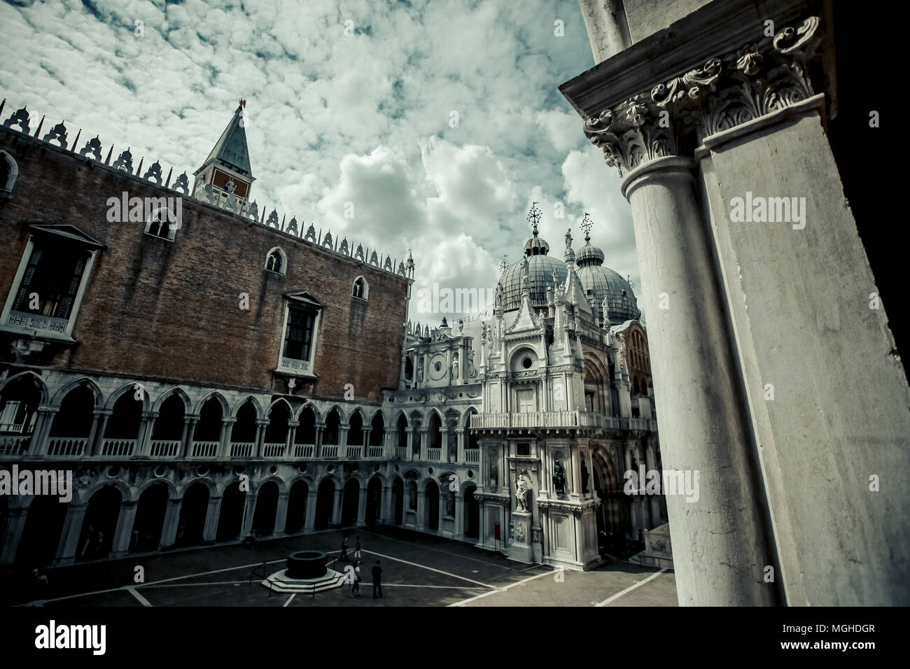 Architecture and historical buildings in Venice, Venezia, Italy ...