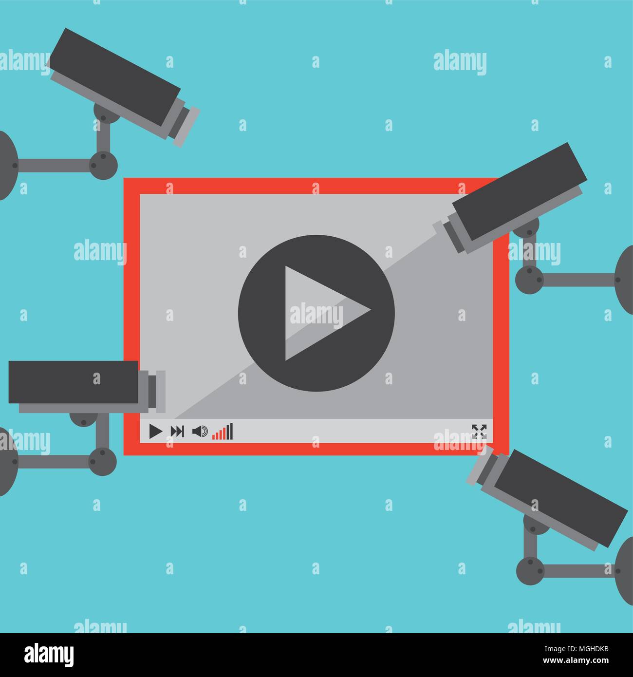 Cctv systems Stock Vector Images - Alamy