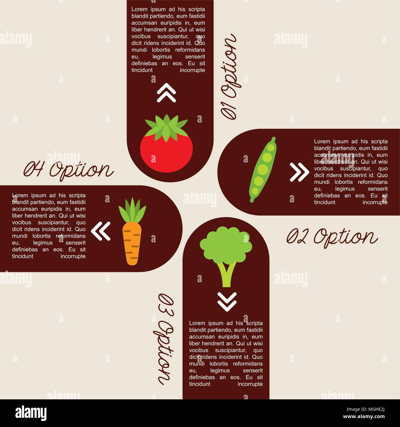 Healthy nutritional chart illustration Stock Vector Images - Alamy