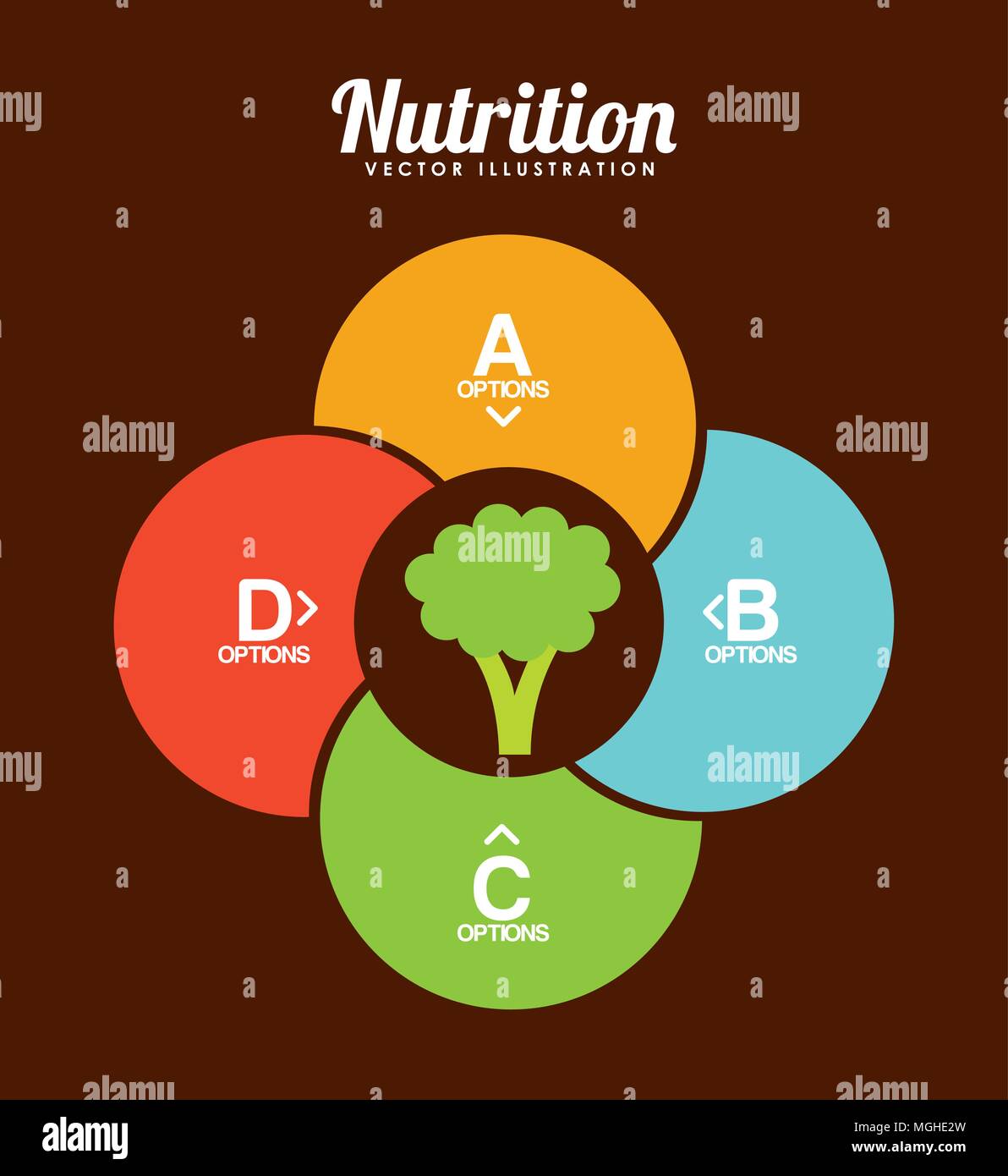 nutritional food design, vector illustration eps10 graphic Stock Vector ...
