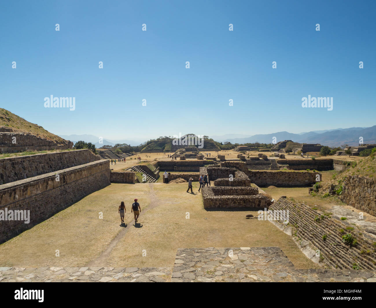 Monte Alban, Oaxaca, Mexico, South America: [Biggest ruins of ancient ...