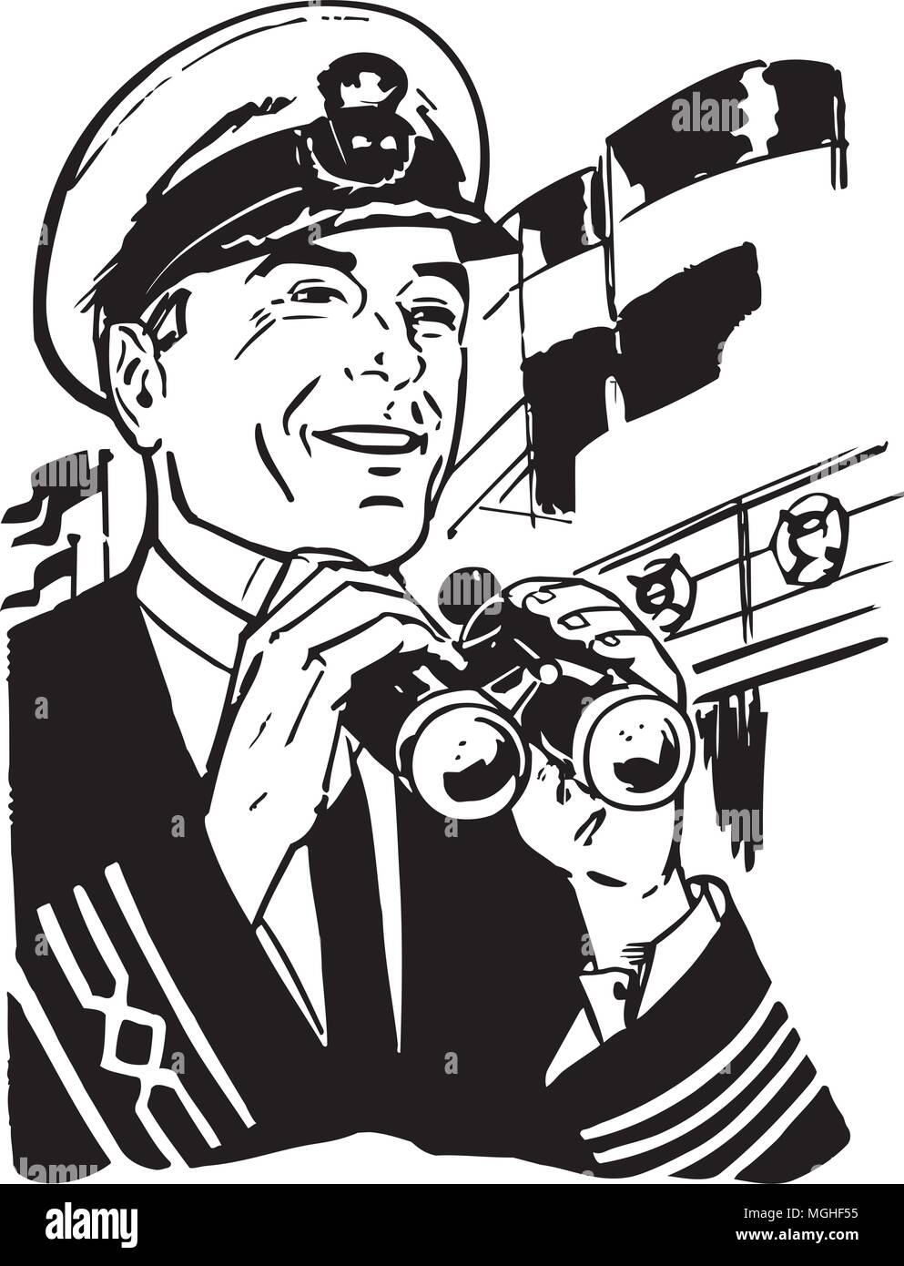 Boat Captain Clipart