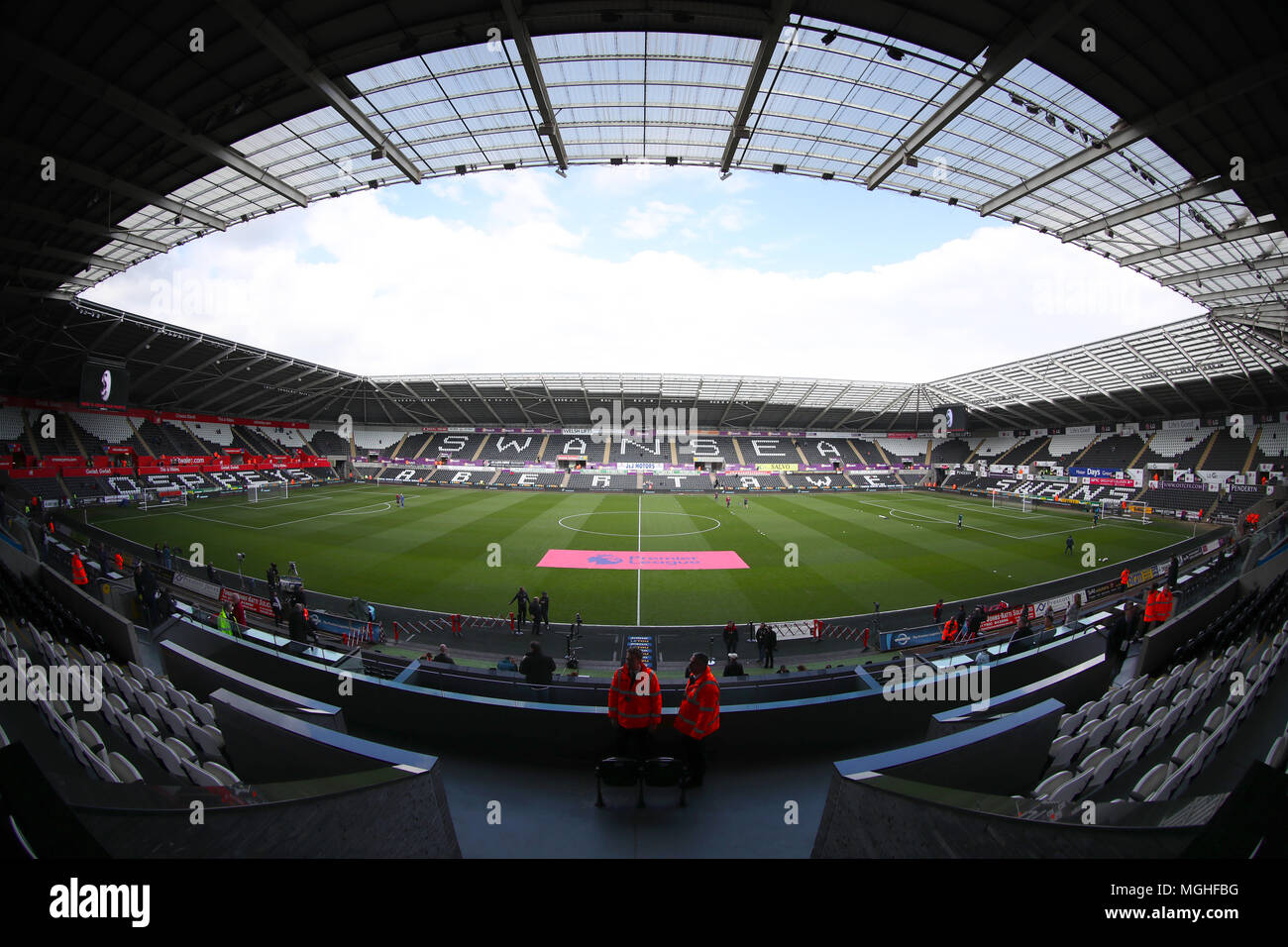 Swansea stadium pitch hi-res stock photography and images - Alamy