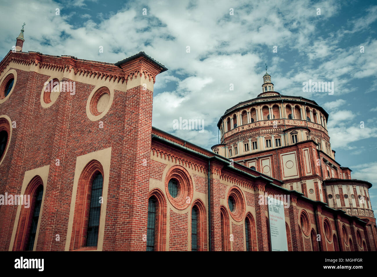 Milan city Architecture and historical buildings in Italy. Cityscape ...