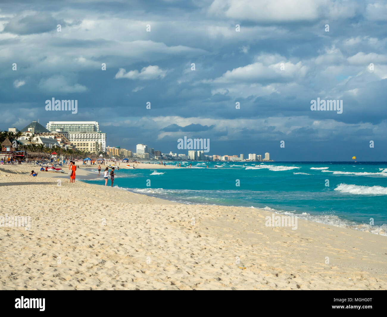 Cancun, Mexico, South America: [Tropical relaxation at zona hotelera in ...