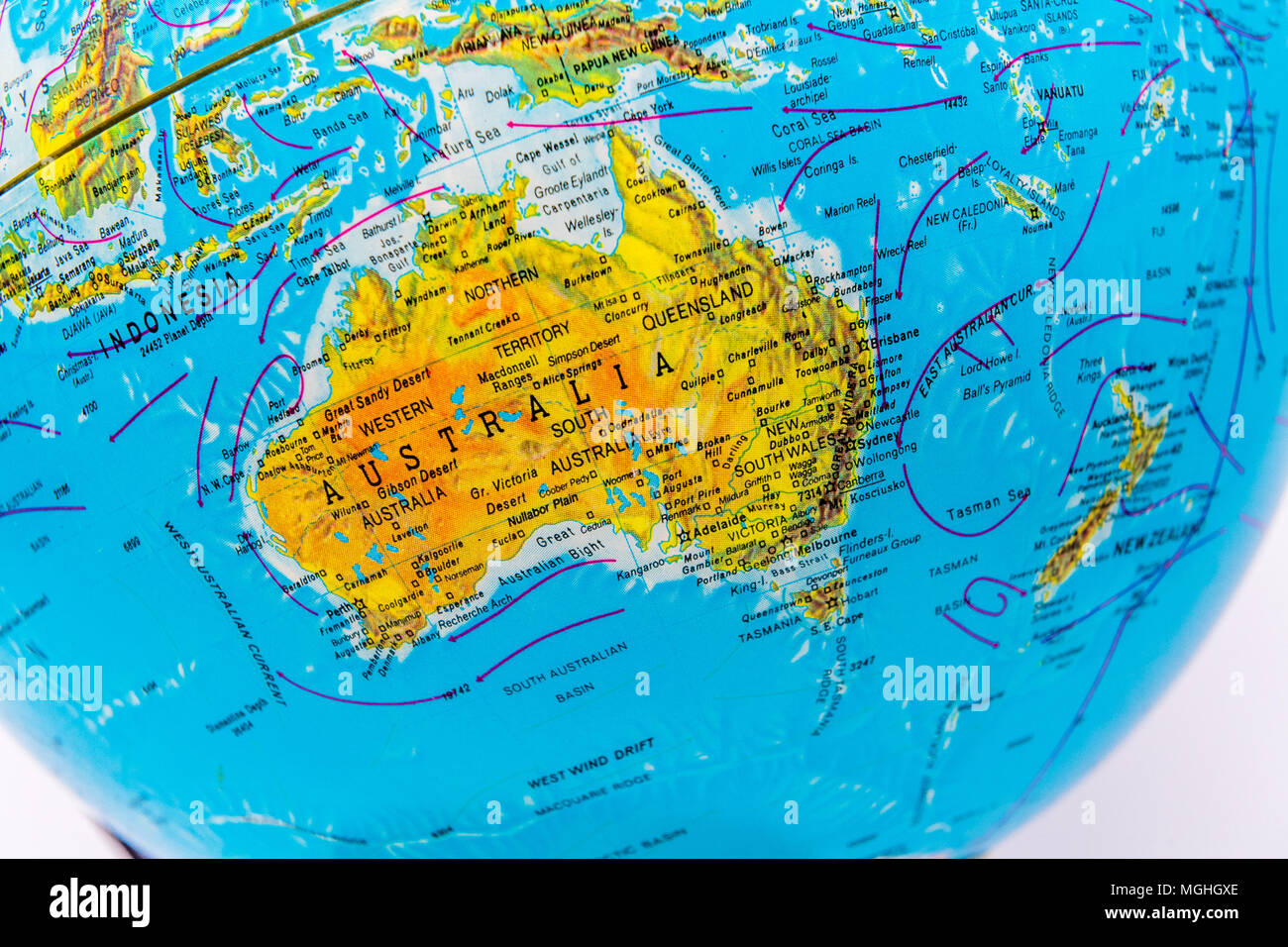 Australia map cities hi-res stock photography and images - Alamy