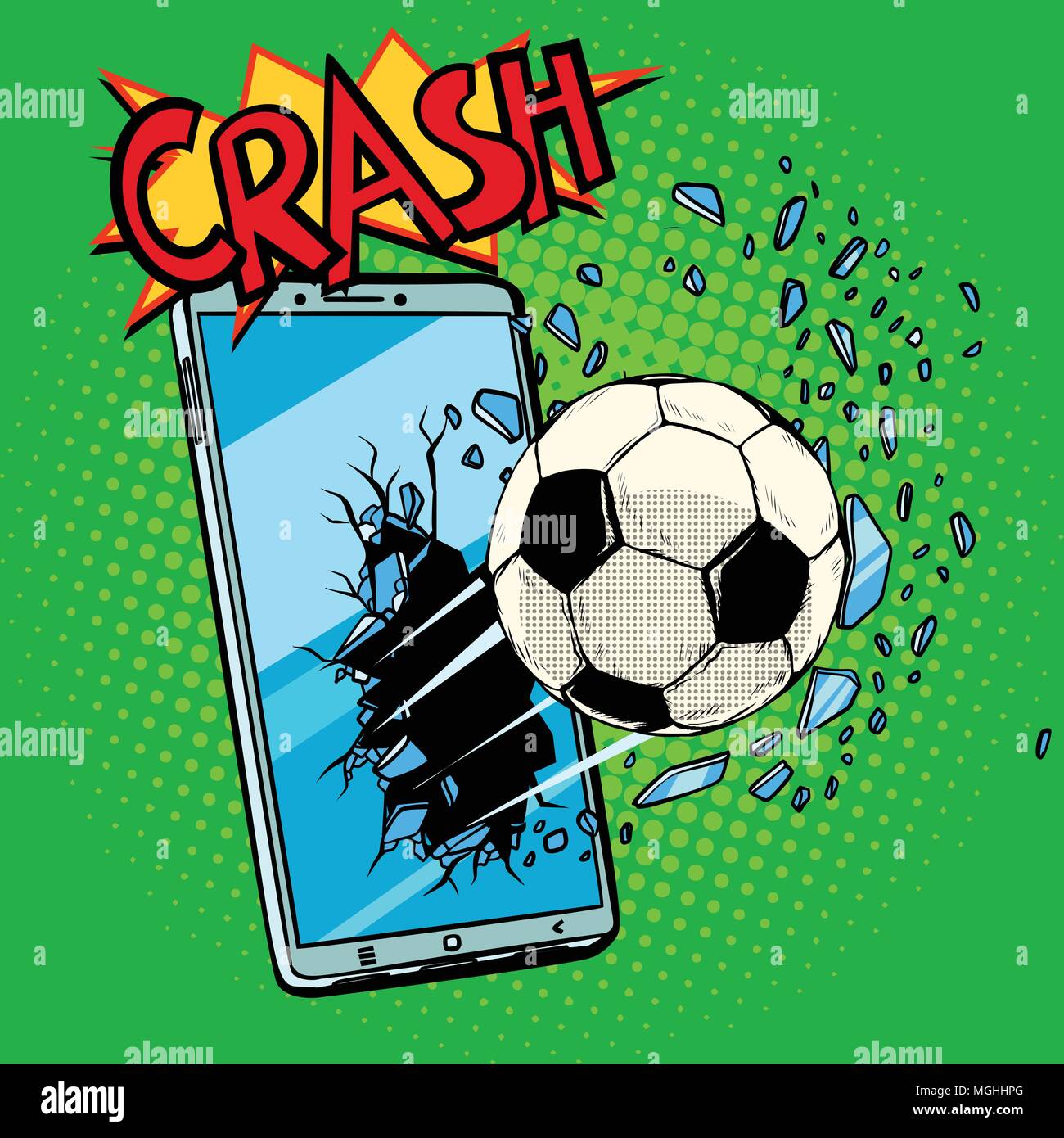 Football betting mobile Stock Vector Images - Alamy
