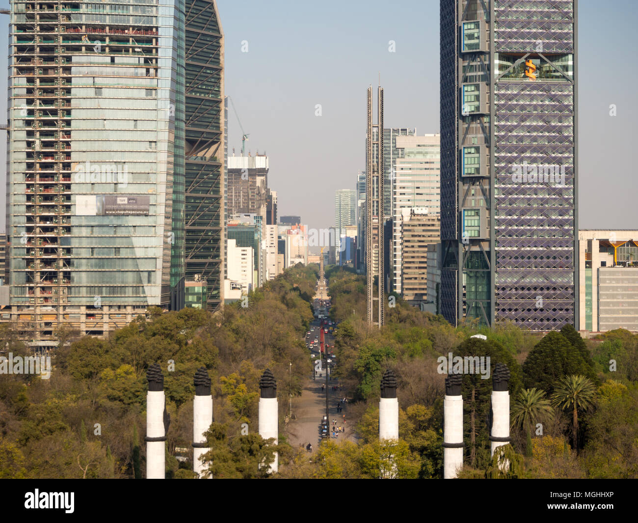 Mexico City, Mexico, Central America [Colonial Chapultepec Castle views ...