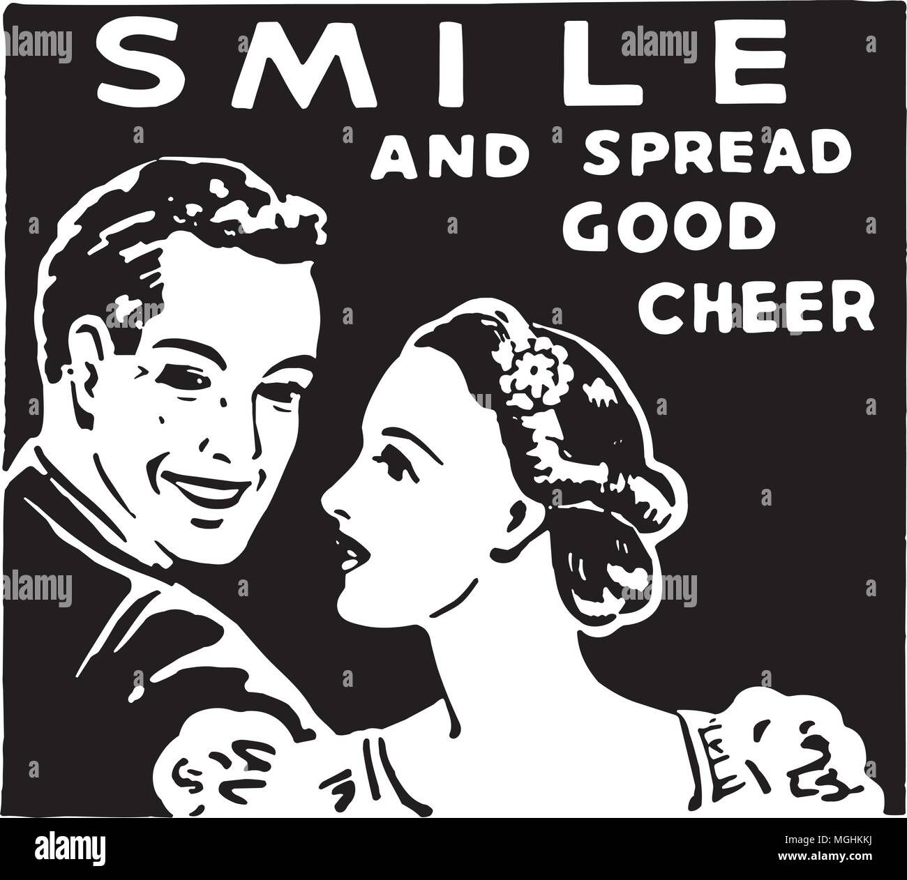 Smile joyous Stock Vector Images - Alamy