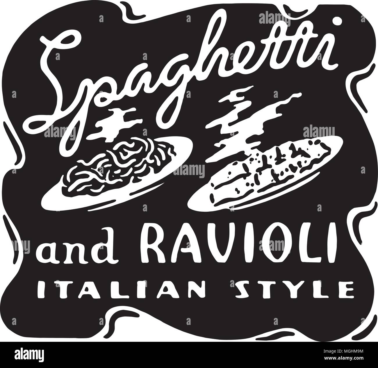 Spaghetti cooking funny Stock Vector Images - Alamy