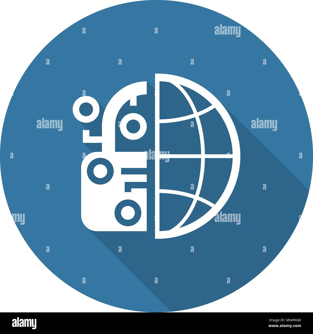 Crypto Protection Network Icon Stock Vector Image & Art - Alamy